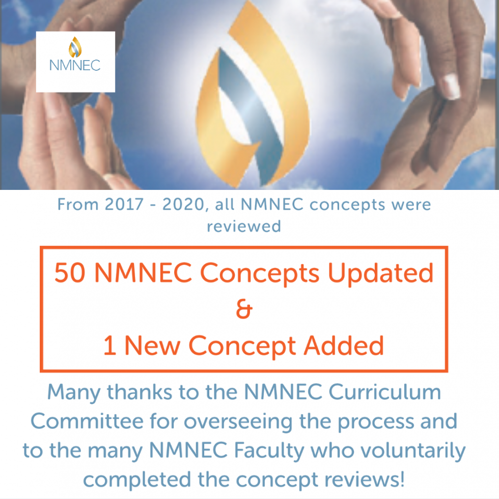 All NMNEC Concepts Have Been Updated! | NMNEC