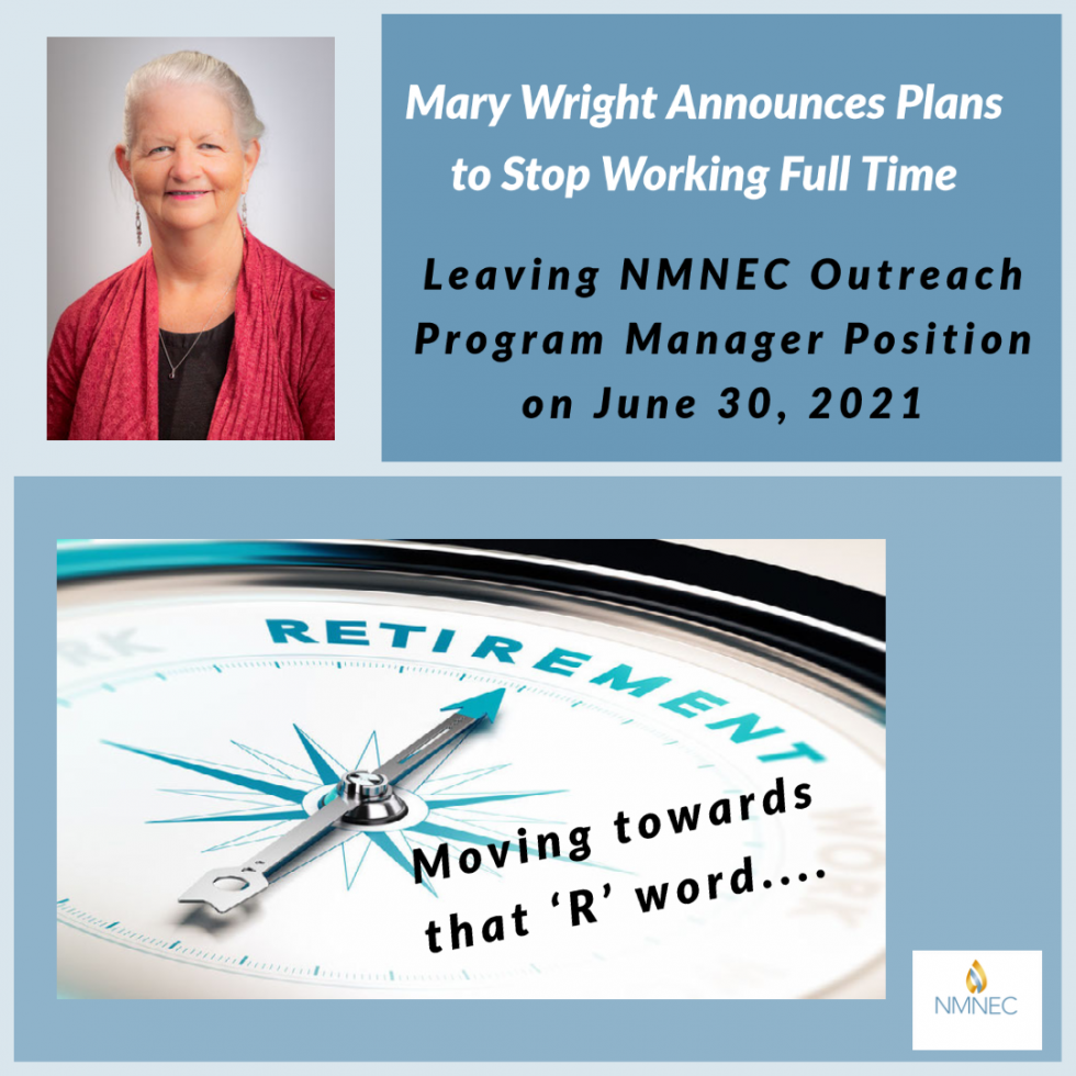 Wright to Step Down As Outreach Program Manager – Job Opportunity | NMNEC