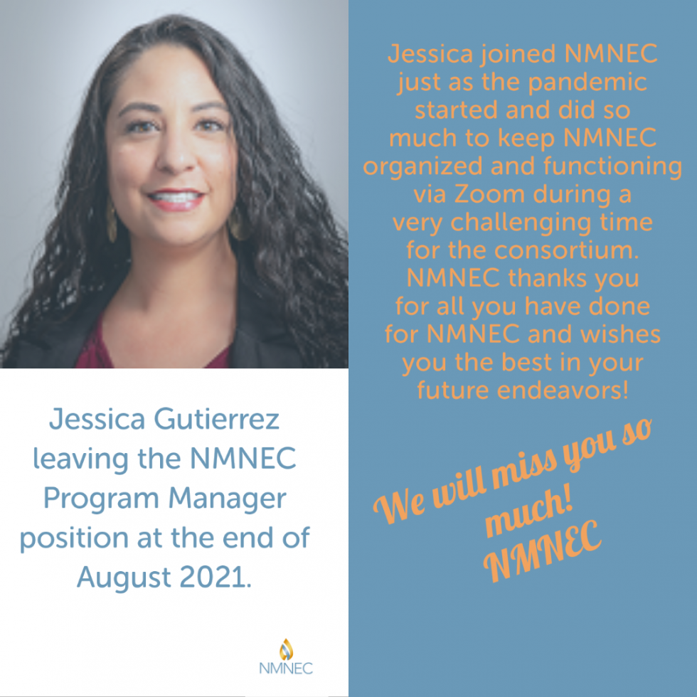 NMNEC is Saying Goodbye to Jessica Gutierrez | NMNEC