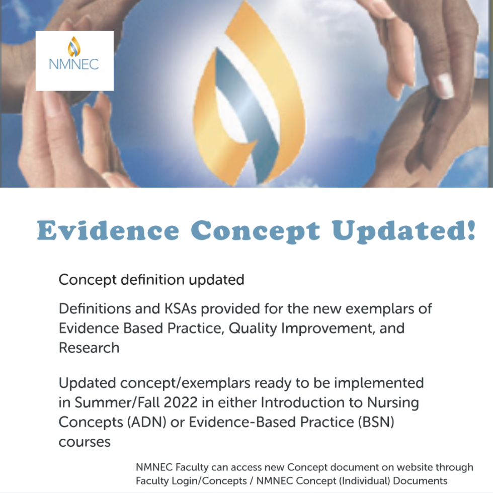 Concept Update – Evidence | NMNEC