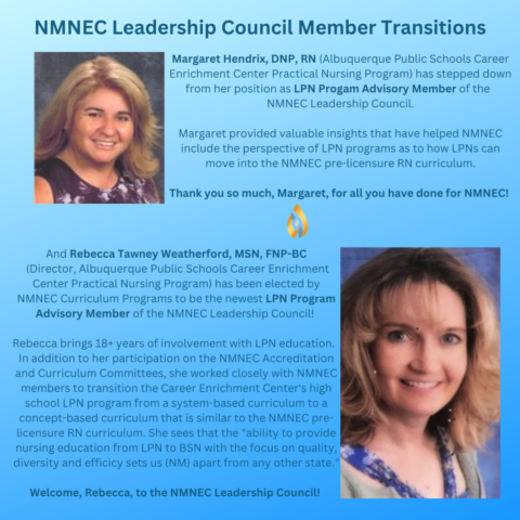 NMNEC Leadership Council Transitions | NMNEC