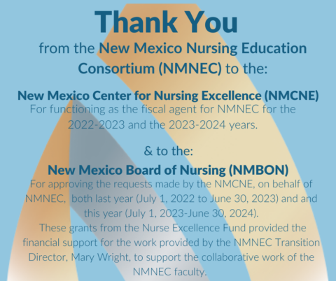 NMNEC Thank You to NMCNE & NMBON for Support | NMNEC